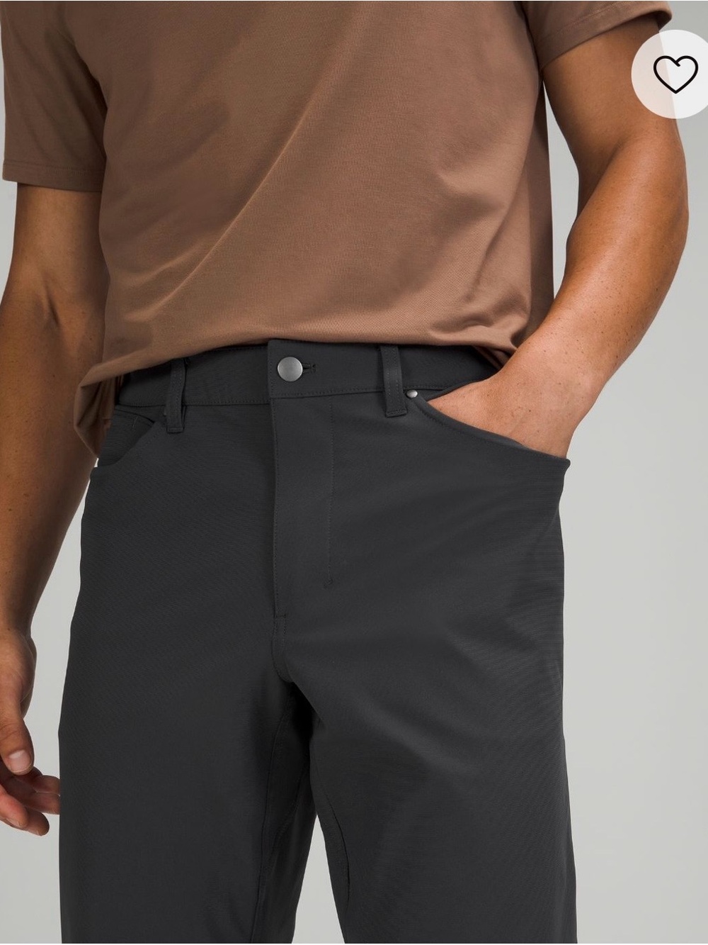 lululemon athletica | Pants | Lululemon Abc Classic Fit 5 Pocket Gray ...